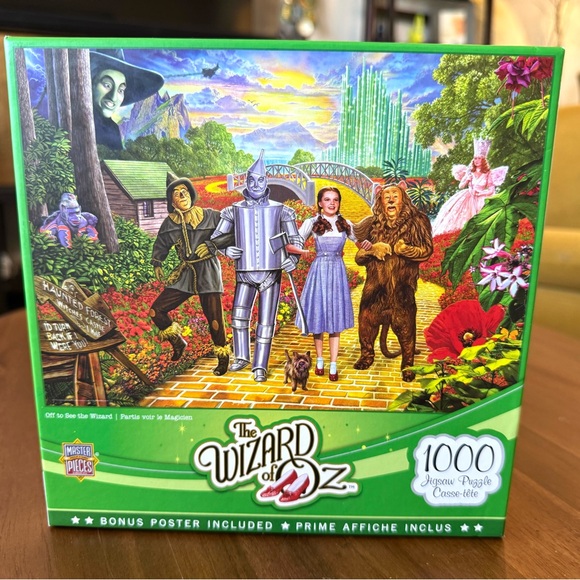 Master Pieces | Toys | The Wizard Of Oz Jigsaw Puzzle 00 Pieces | Poshmark